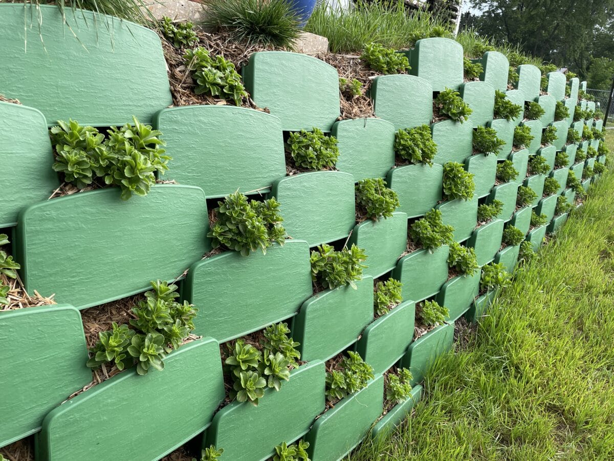 Landscaping With Living Retaining Walls - Vertical Garden Supply